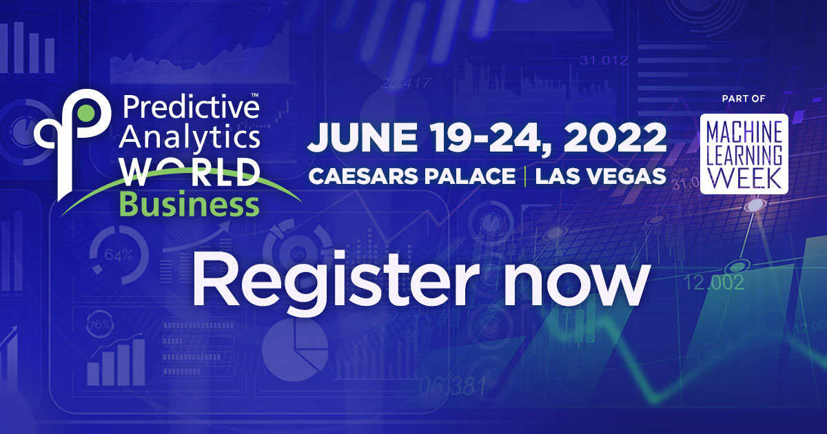 Predictive Analytics World for Business Livestreamed 2021 - Agenda At a ...